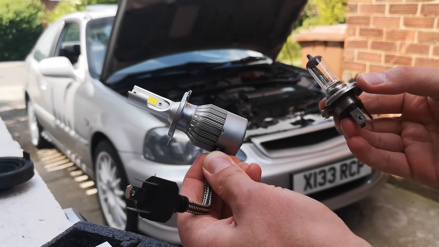 How To Install Led Headlight Bulbs Diy Installation Headlights Headlamp Bulb Conversion Kit Any